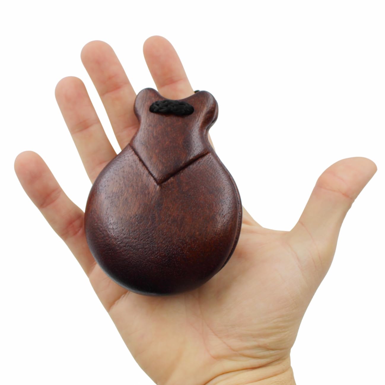 Semi-Professional Jale Spanish Flamenco Castanets Castañuelas Bubinga Caoba Made In Spain Ref#108 (8)