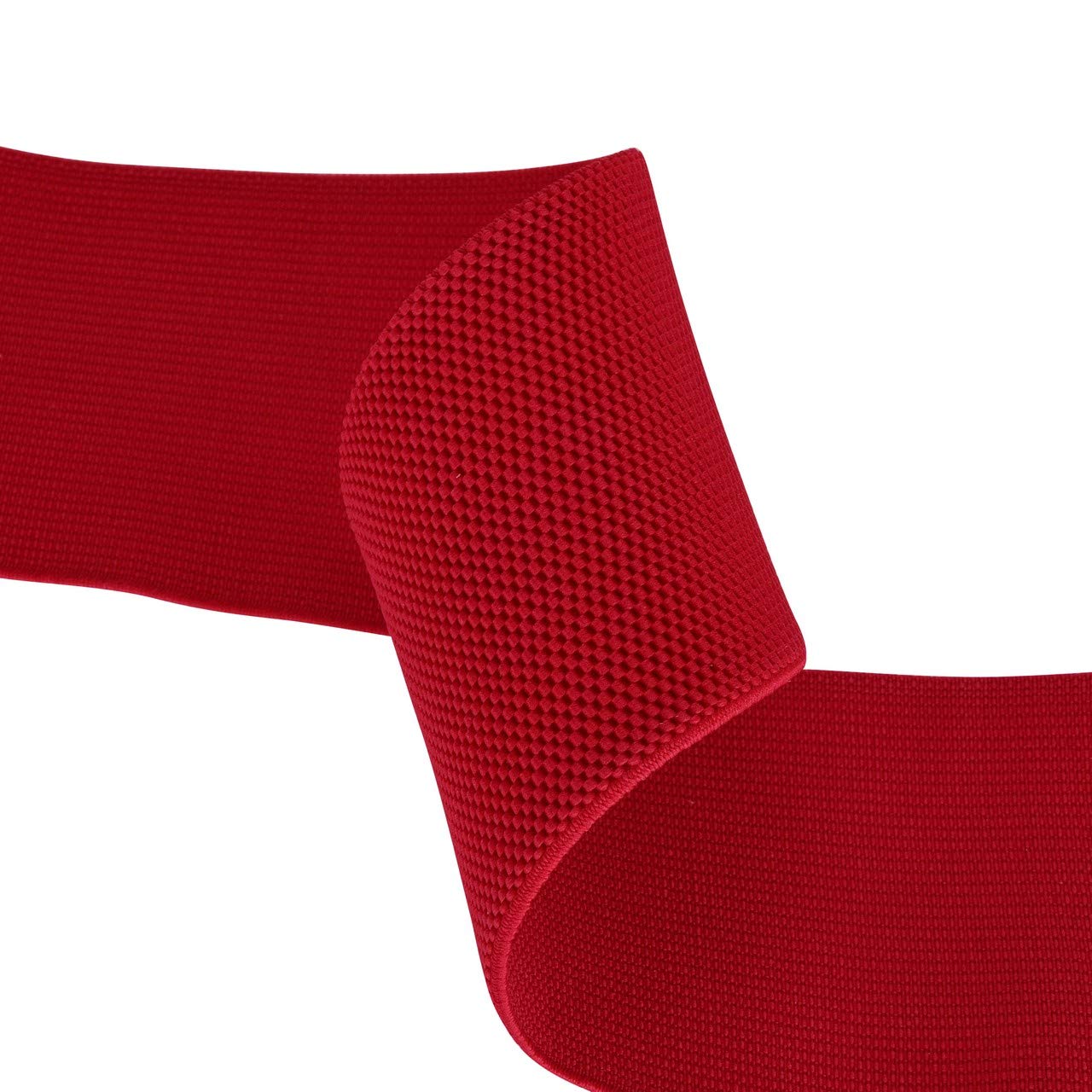 CHIC DIARY Waist Belt Women's Thick Stretchy Retro Chunky Buckle Belts Wide Leather Cinch Belts For Jeans Dresses Pants (Red, One Size)