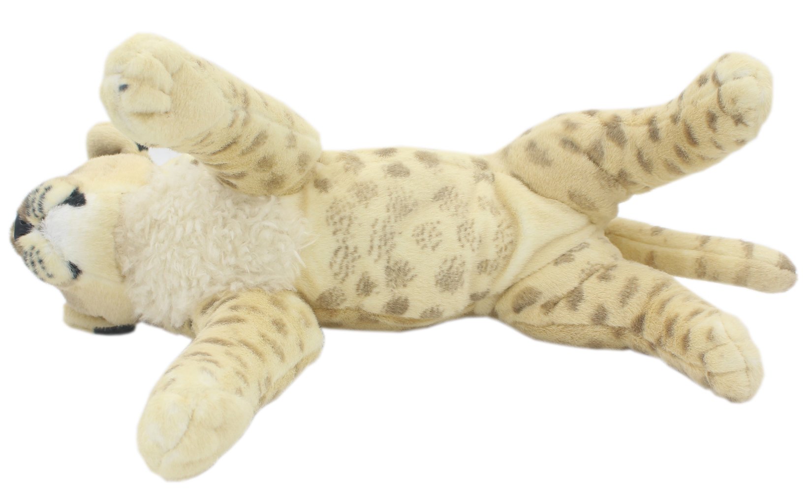 TAGLN Realistic Stuffed Animals Toys Lion Plush Tiger Leopard Panther Pillows (Brown Lioness, 19 Inch)