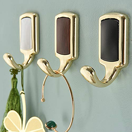 GOOFFY Door Metal Hooks for Hanging Clothes Hook Wardrobe Wall Hanging Wall Door Single Hook Living Room Simple Hook Free Punch Hanger
