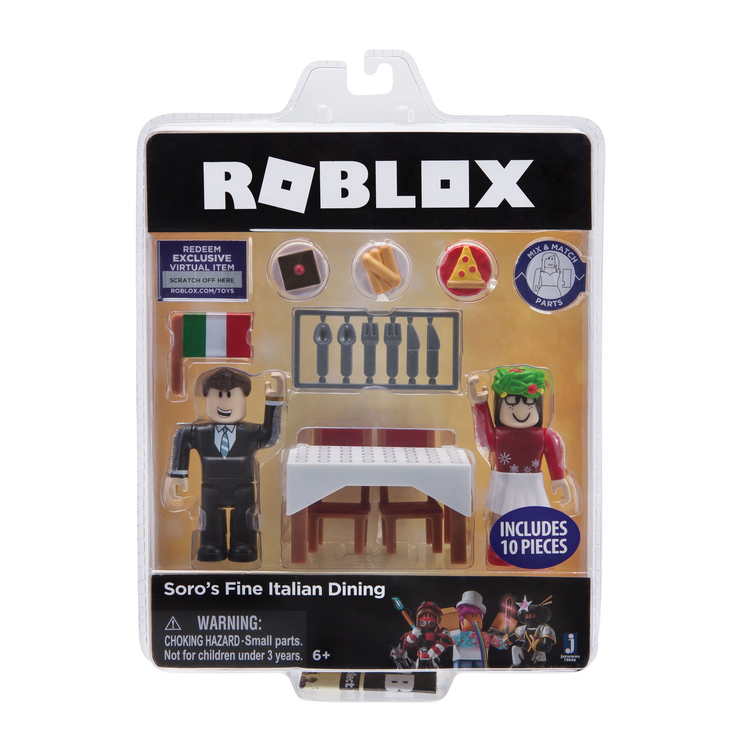 Roblox Celebrity Collection - Soro's Fine Italian Dining Game Pack [Includes Exclusive Virtual Item]