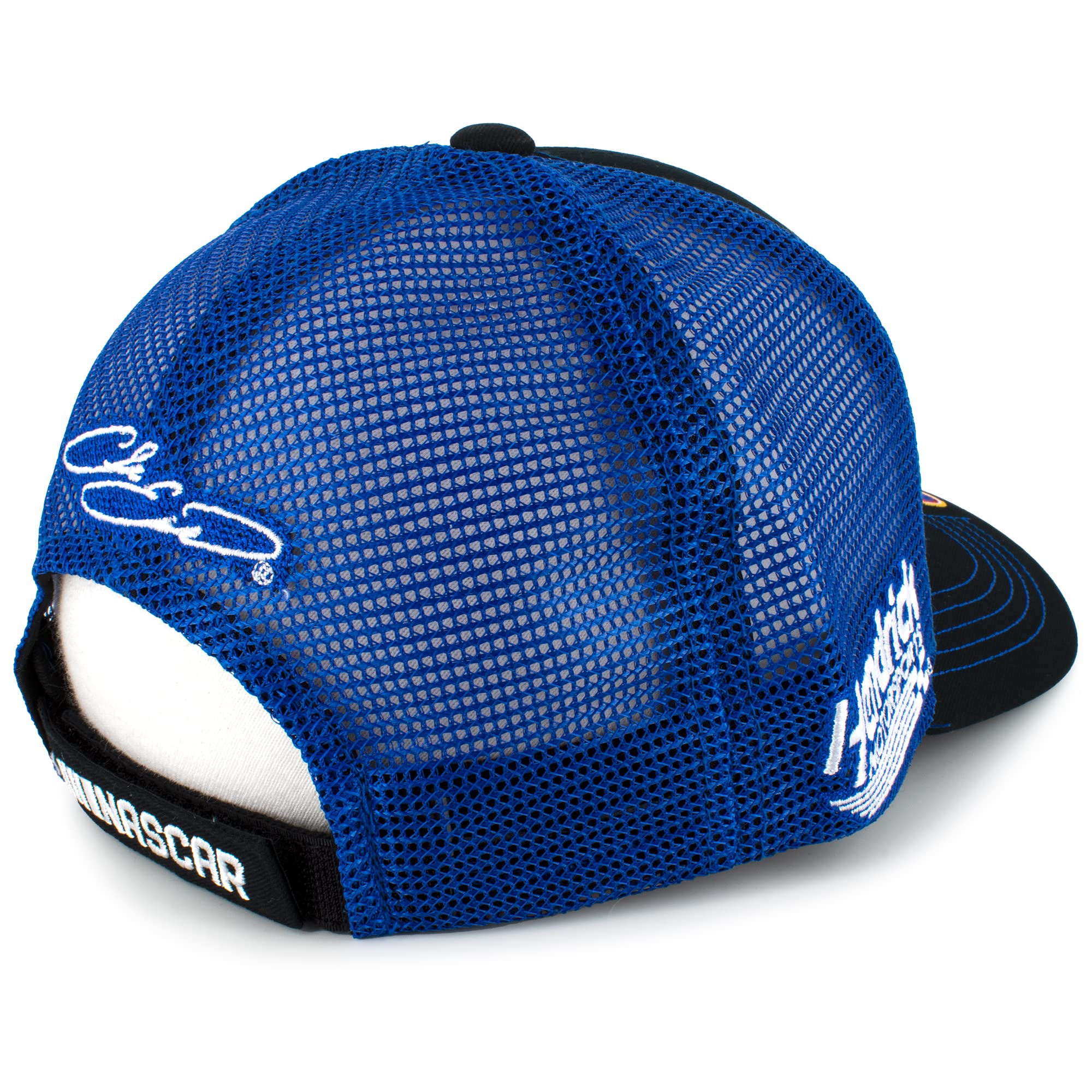 Checkered Flag Sports Chase Elliott Victory Lane NAPA Racing Team Mesh Hat Black/Blue