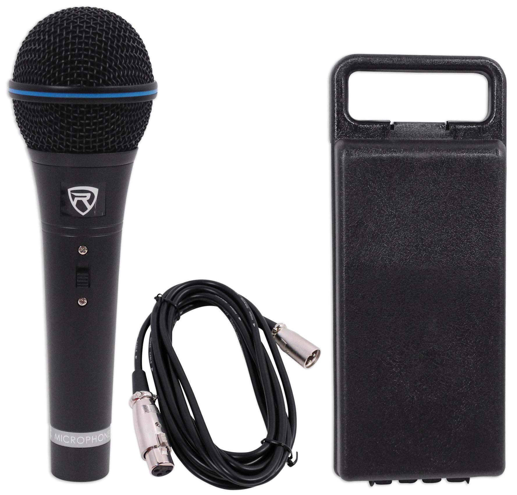 Rockville 4 RMM-XLR Dynamic Cardiod Professional Metal Microphones w/XLR Cables