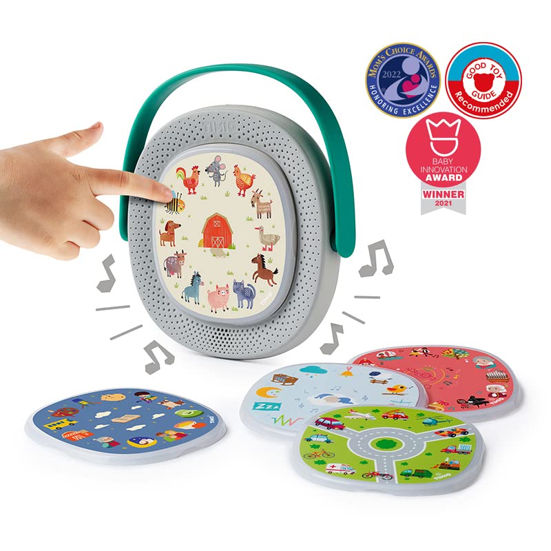 TIMIO Starter Kit: The Screen-Free, Interactive Educational Audio & Learning Toy from 2 Years on with 5 Discs + 8 Languages DE/EN/FR/ES/IT/NL/CN/PT