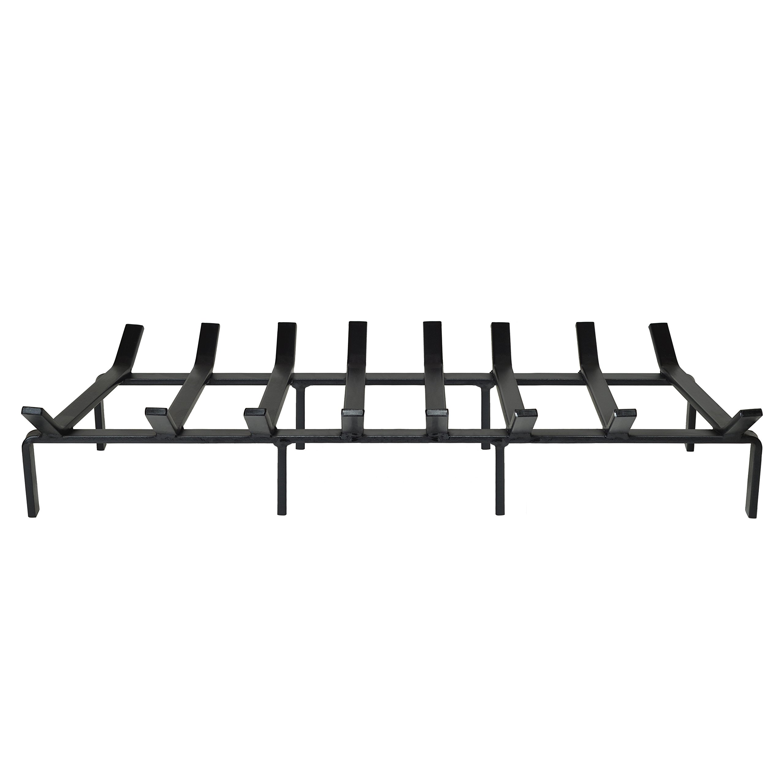 SteelFreak Heavy Duty Steel Fireplace Grate - Made in The USA (36 Inch)