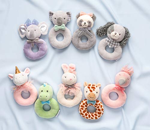 Stephen Joseph, Baby Soft Plush Ring Rattle, Koala