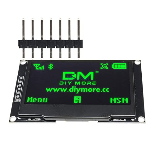 Green 2.42" 2.42 inch LCD Screen 128x64 OLED Display Module IIC I2C SPI Serial 12864 OLED Display for C51 STM32 SPD0301