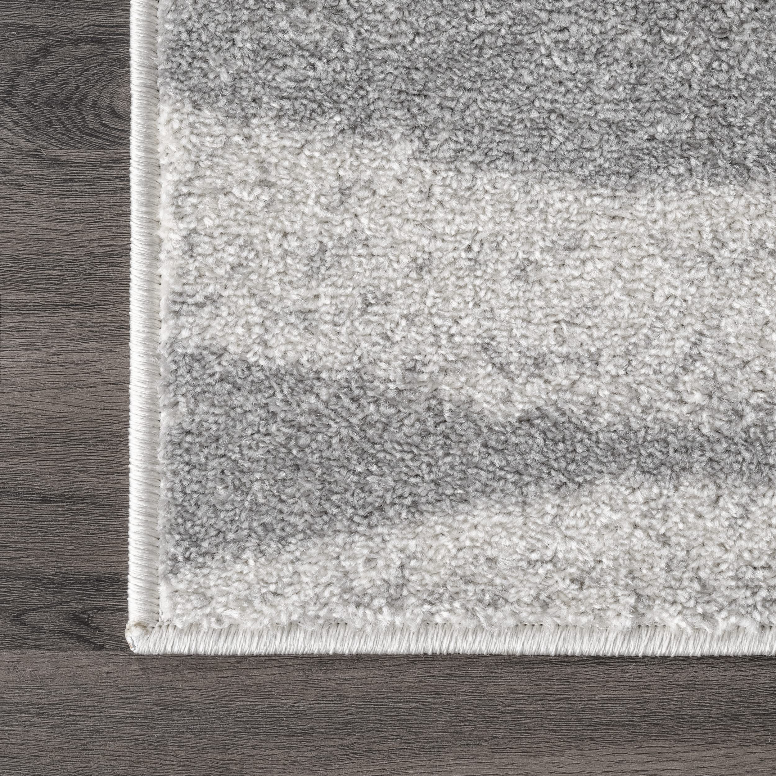 nuLOOM 7' x 9' Performance Indoor Area Rug, Non-Shed, Power Loomed High-Traffic Area Rug for Living Room, Bedroom, Home, Tristan Grey