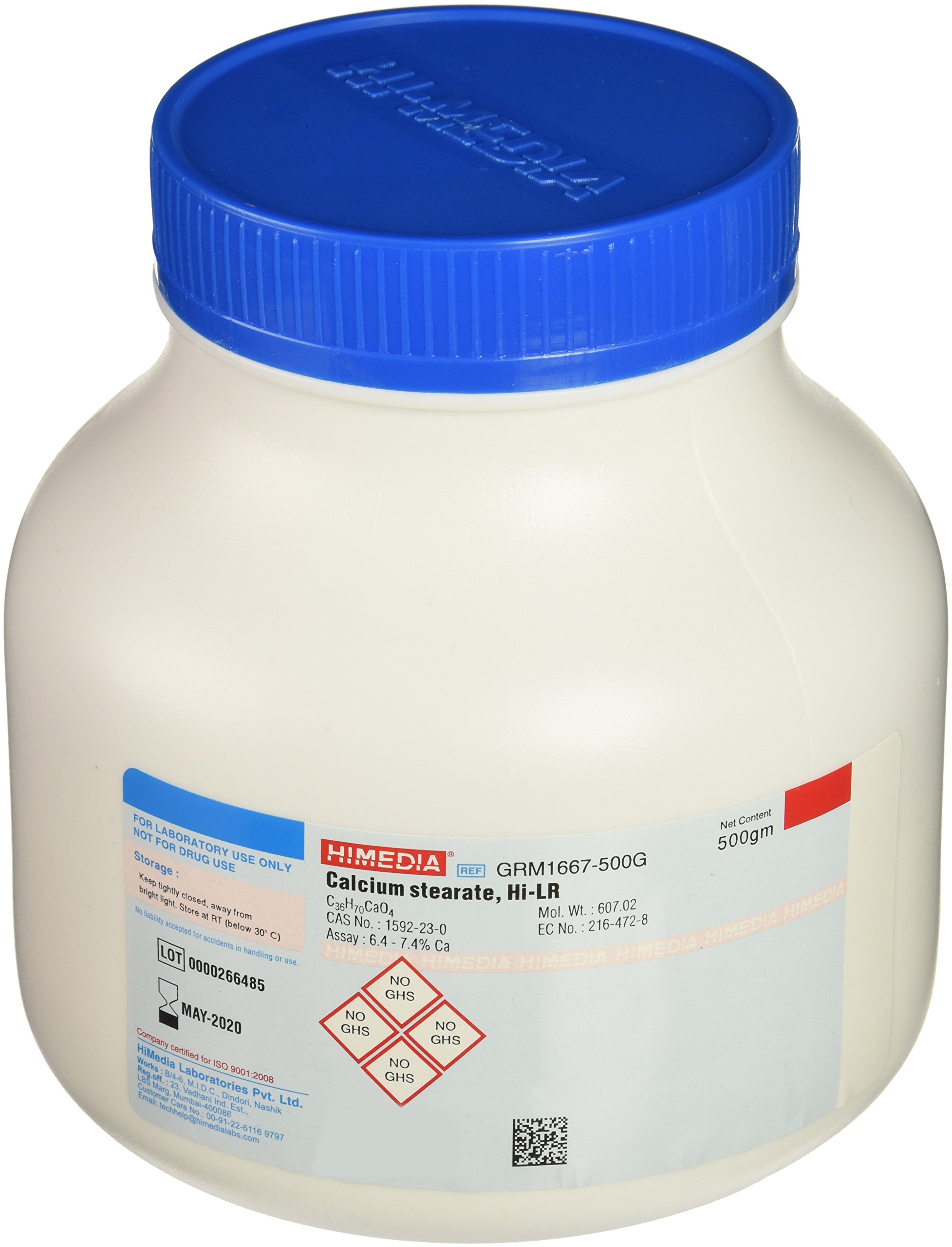 HiMedia GRM1667-500G Calcium Stearate, Pure, 500 g