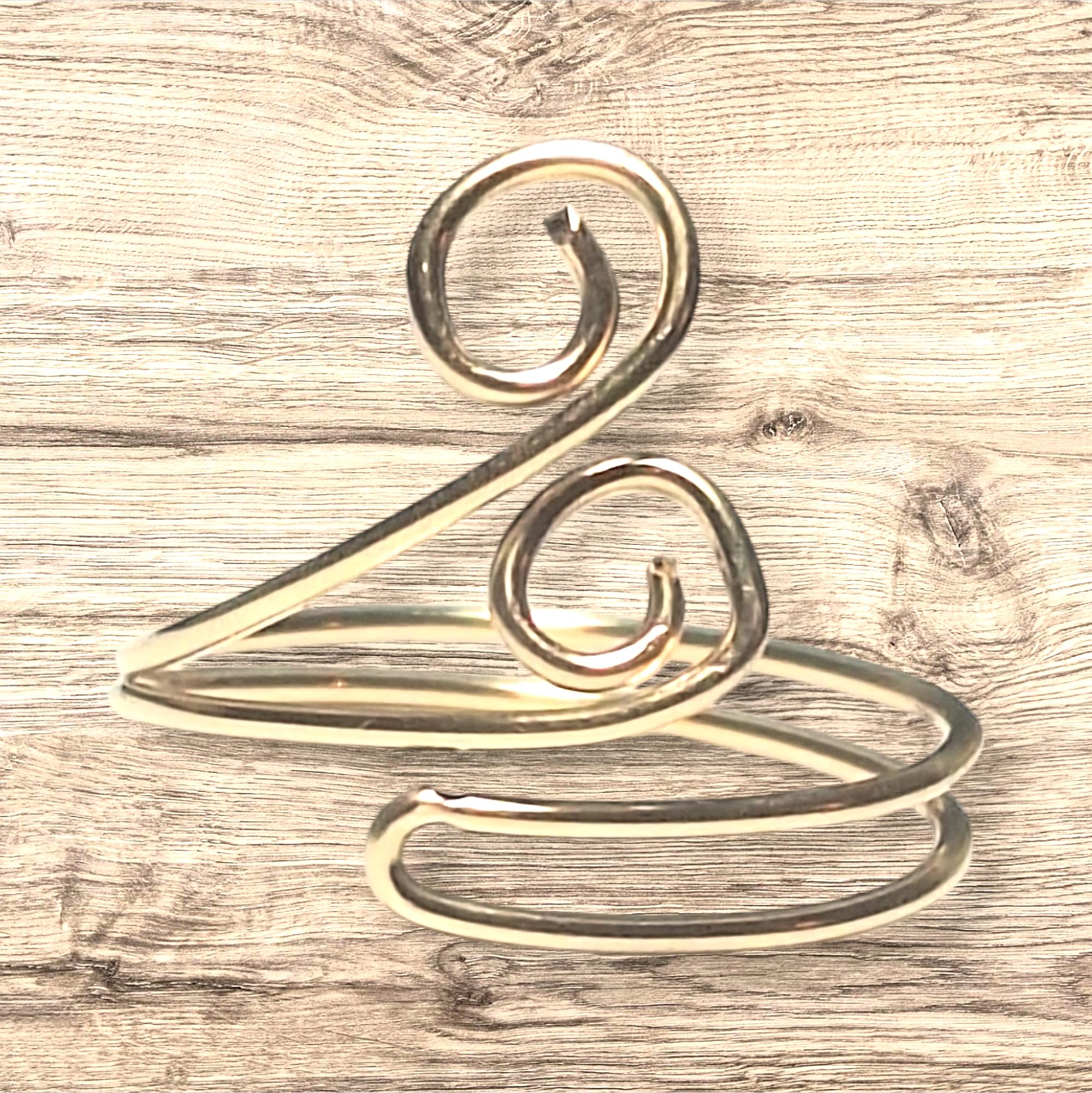 Toe Ring Swirl - Adjustable 14 Kt Gold Filled