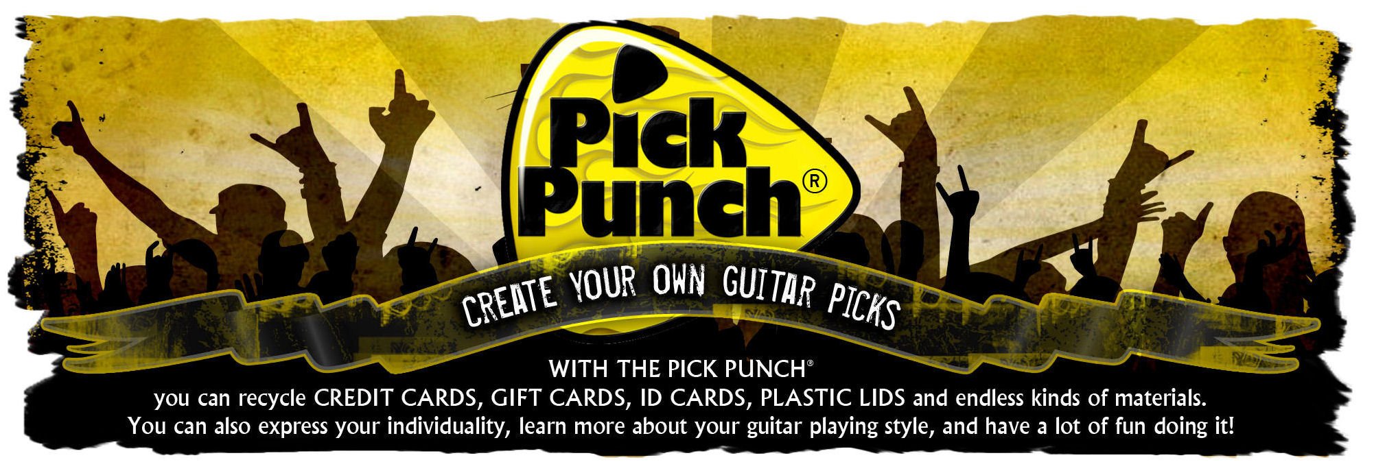 Pick Punch - The Original Guitar Pick Punch SAME DAY PROCESS USPS PRIORITY