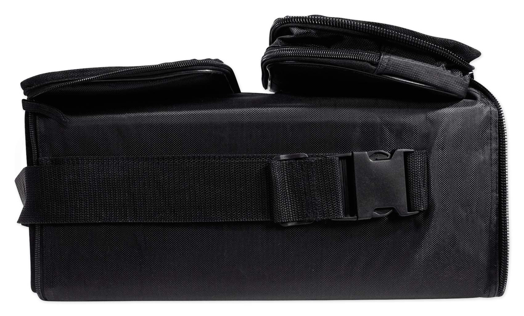 Rockville 3U Rack Bag Double-Sided Case with 16" Depth + Shoulder Strap (RRB35) Black