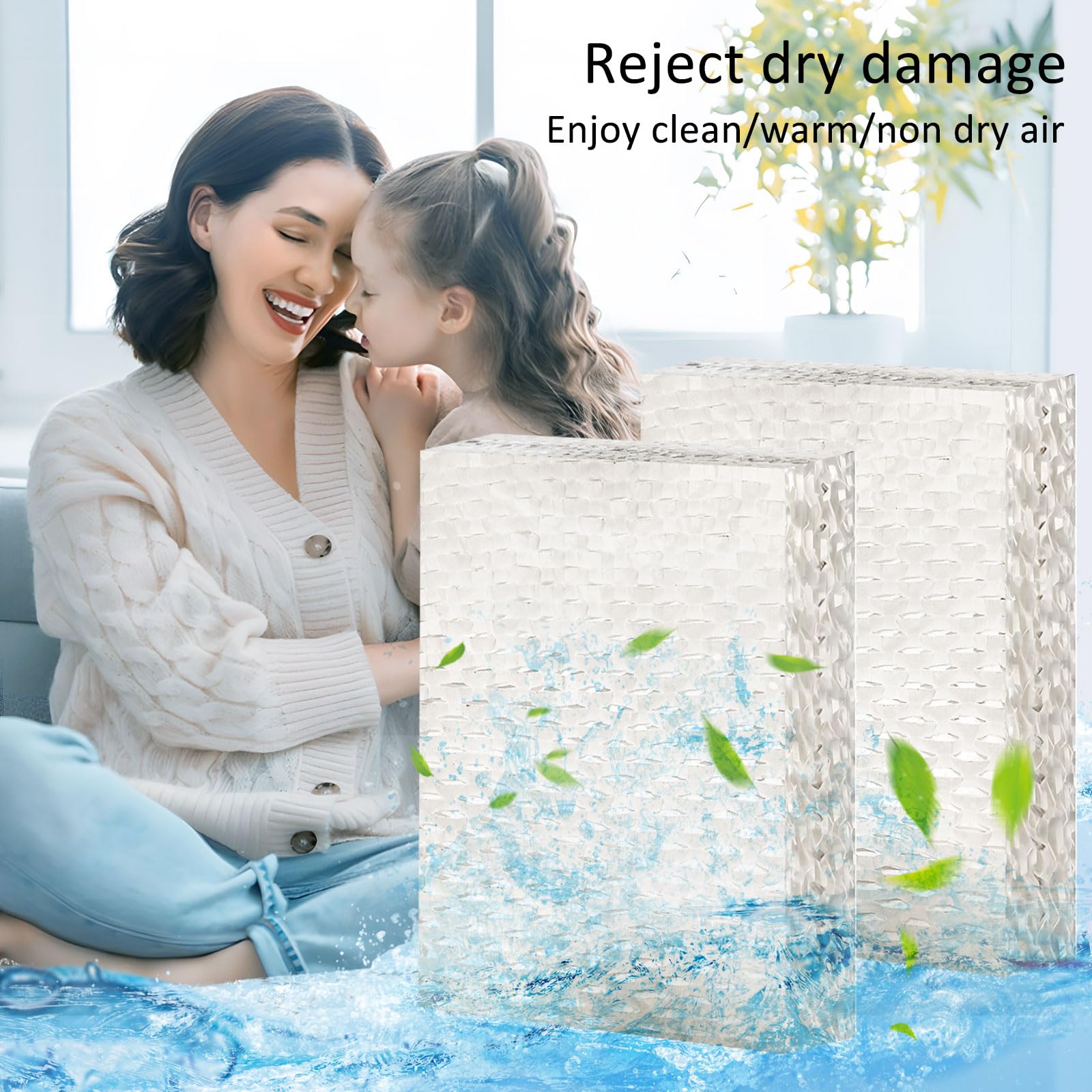 HNRLOY Wf813 Humidifier Filter Replacement for Equate Relion Rcm-832 Eqwf813 Pcwf813 Rwf813 Eq-2119-Ul Wick Cool Equate Humidifier Filters Replacement (6 Pack)