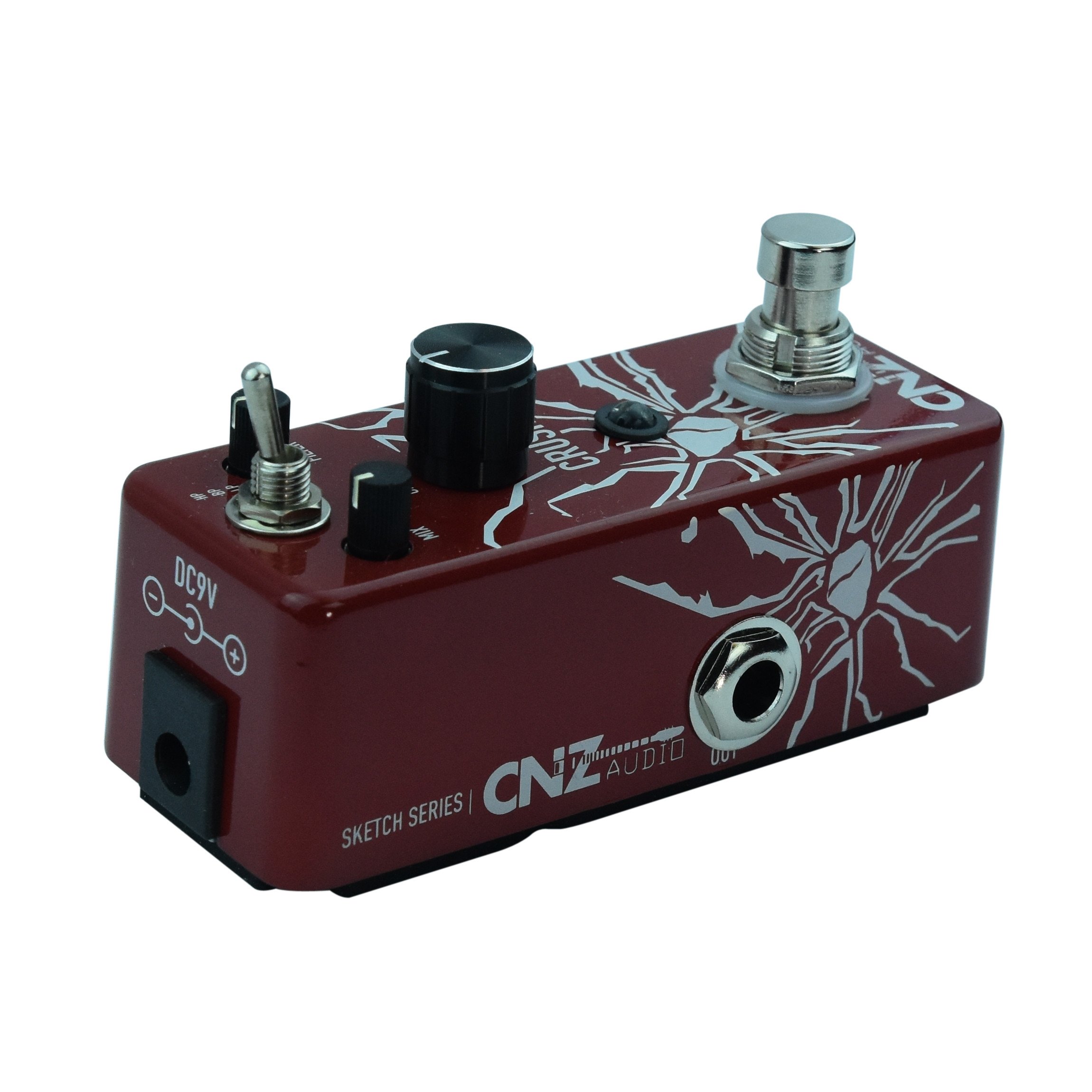 CNZ Audio Crush Bit Guitar Effects Pedal, True Bypass