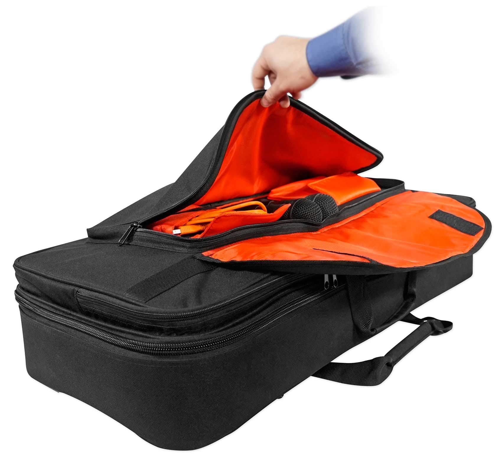 Rockville RDJB20 DJ Controller Bag Fits Mixdeck & Quad N4 NS6 DDJ-SX MC7000+More, Black