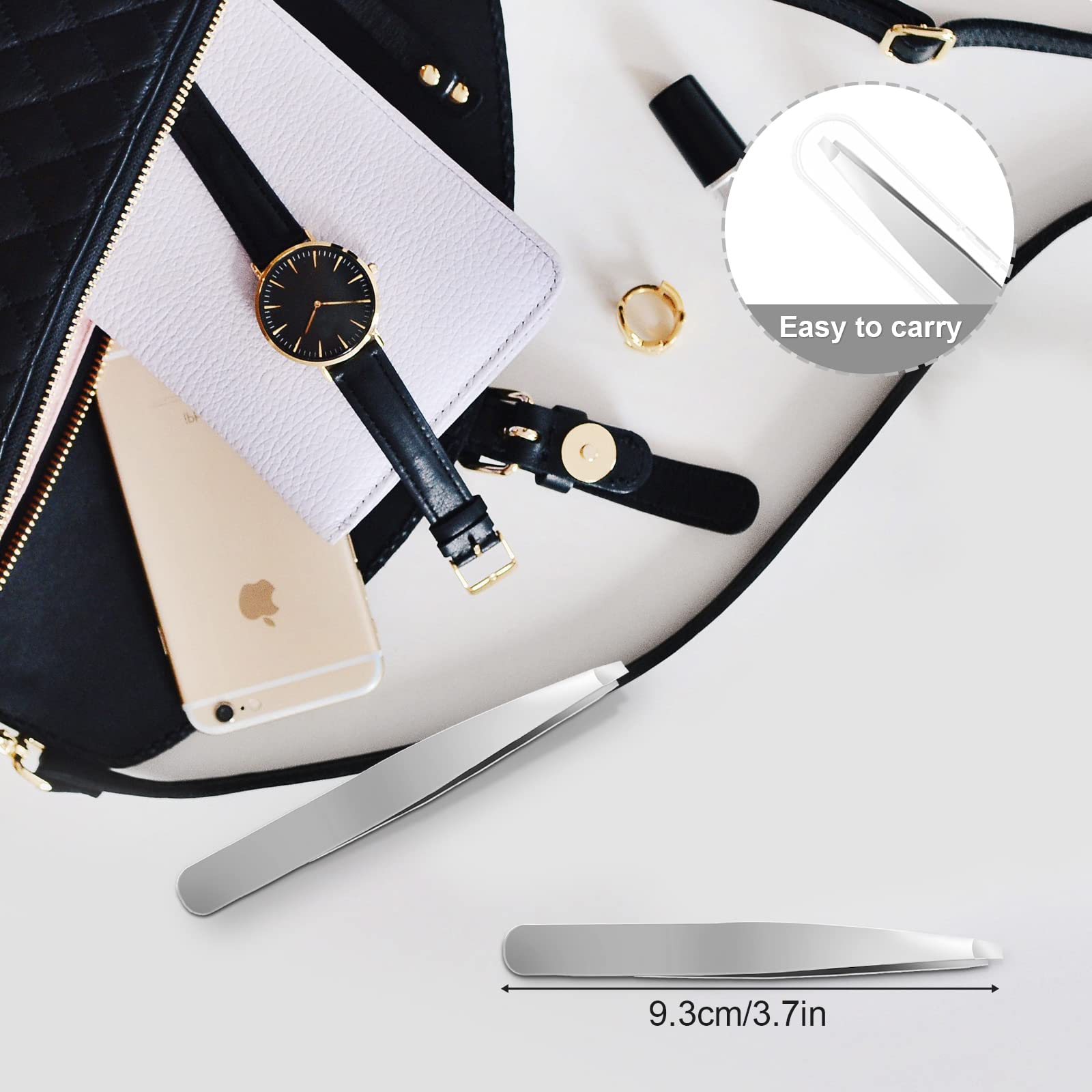 Expert Slant Tweezer - Precision Hair Removal Tool for Men, Women & Kids - Stainless Steel