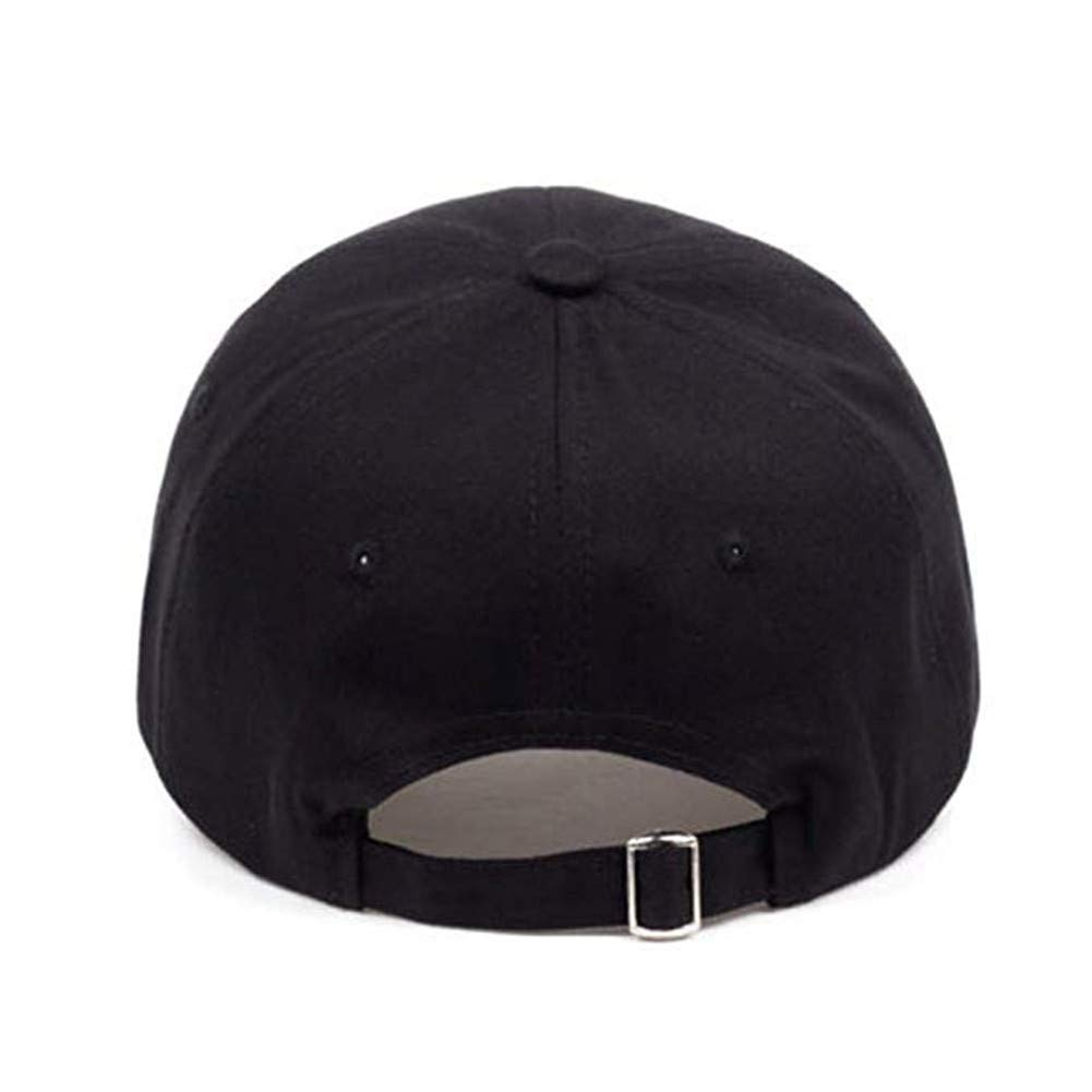 Strawberry Cherry Baseball Hat, Embroidered Dad Cap, Unstructured Soft Cotton, Adjustable Strap Back (Black 2)