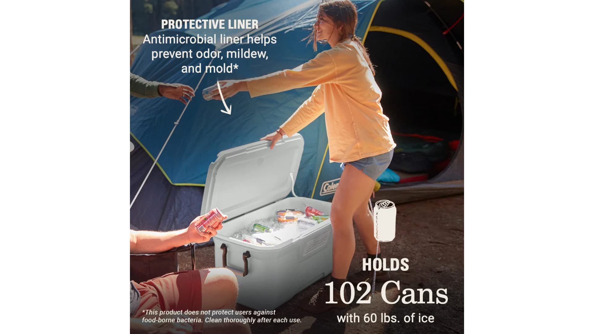 Coleman ATL Cooler 120QT 5872 Marine C1