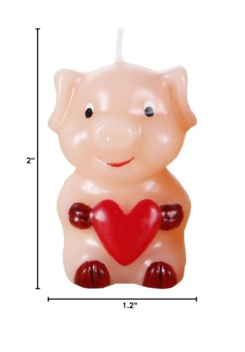 Joewyle Cake Topper Birthday Candles Decorations Little Pig