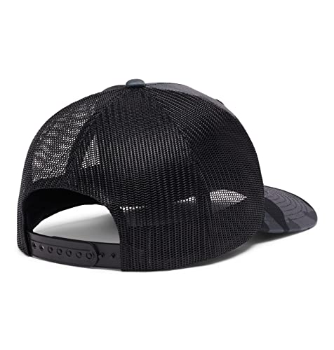 Columbia Tree Flag Mesh Snap Back-High Crown, Black Trad Camo, One Size