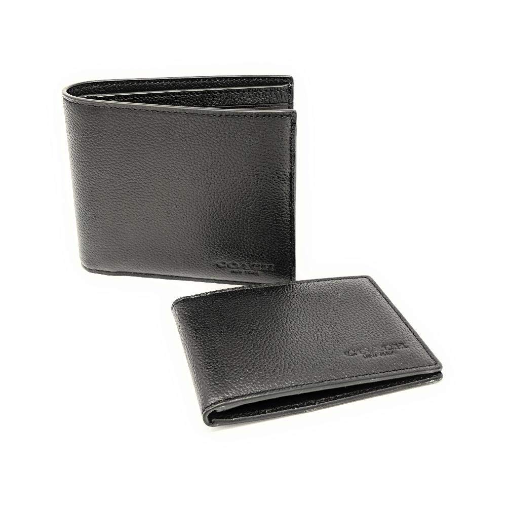 Coach Men's Coin Wallet No Size (Black)