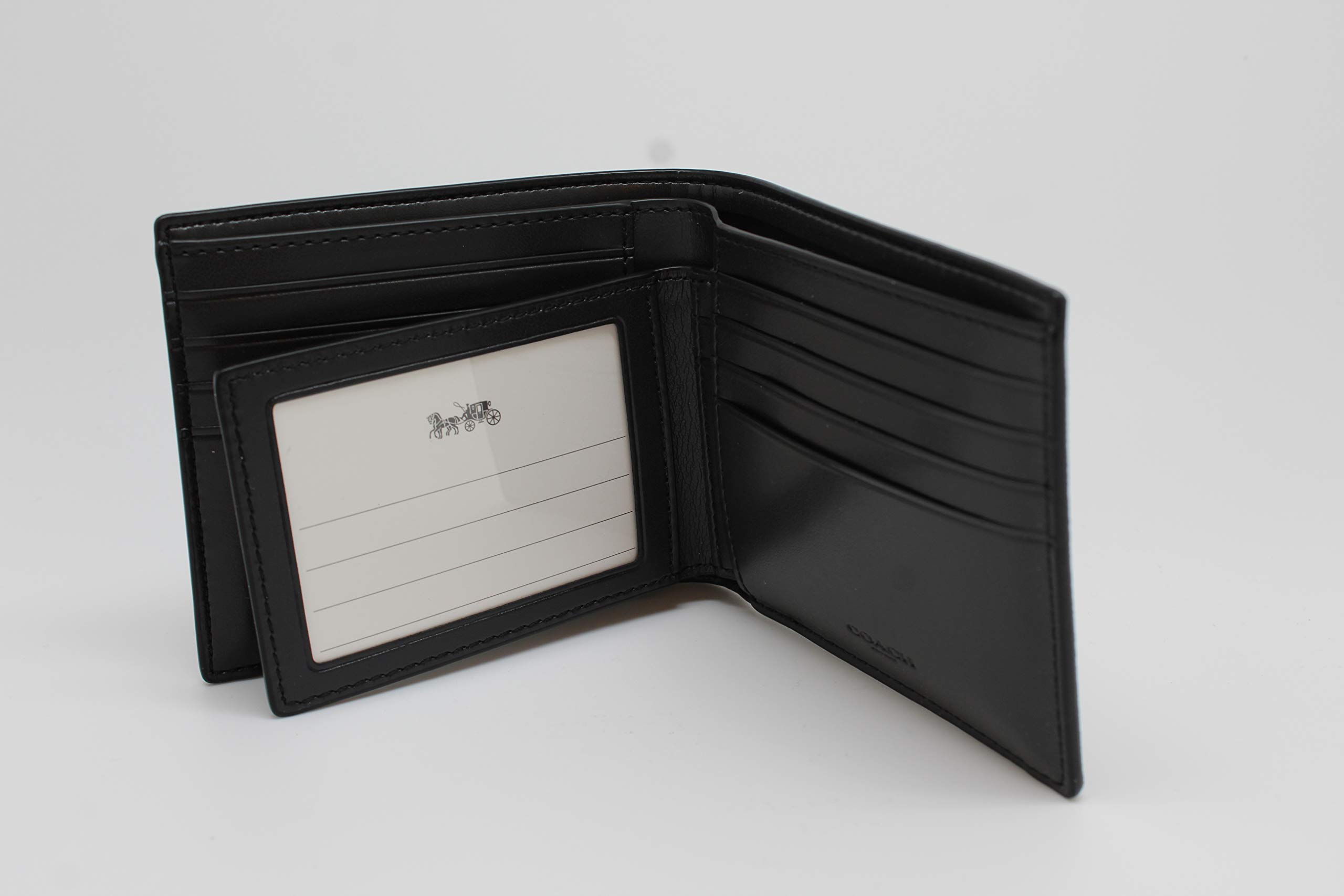 Coach Men's PVC Short Wallet (black CQBK)