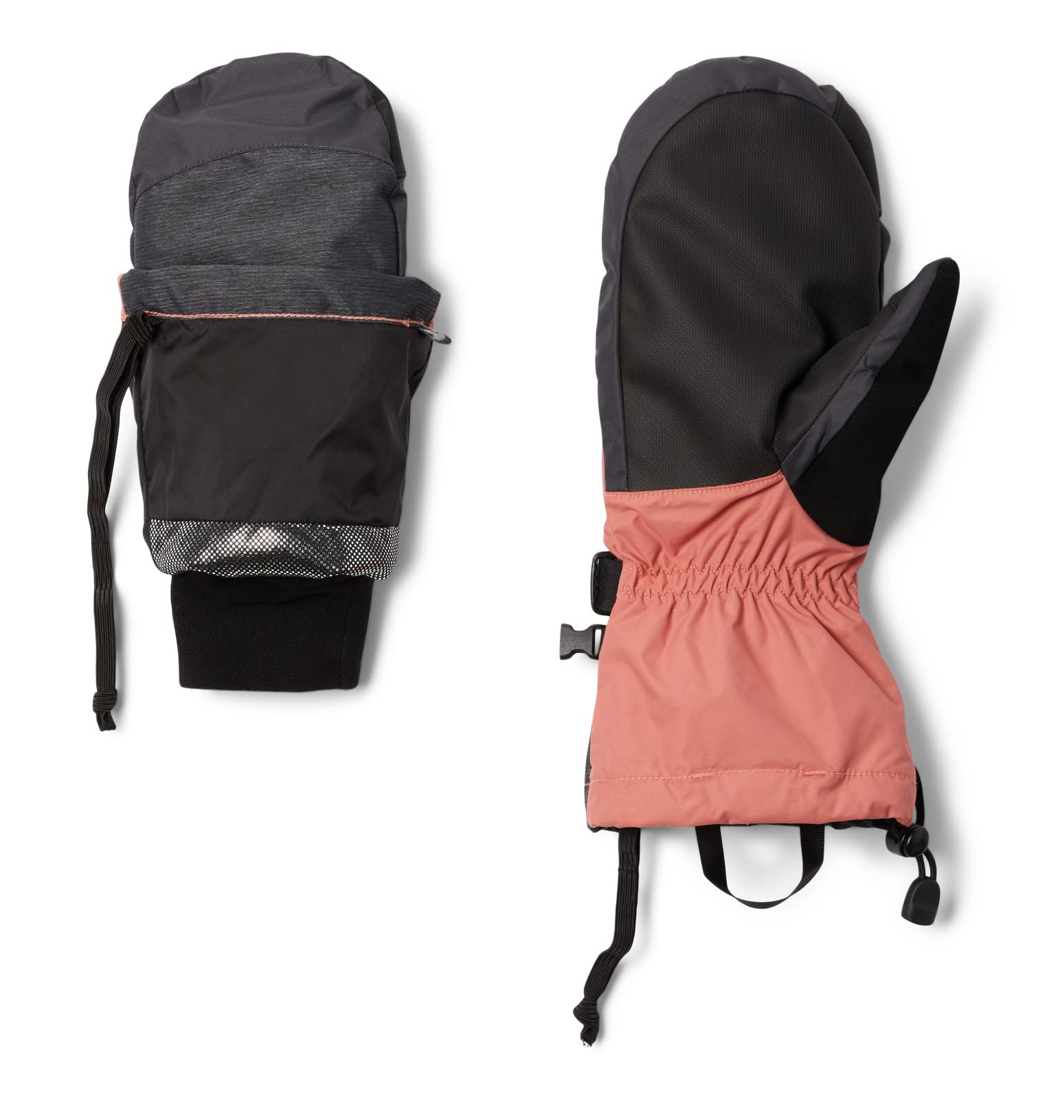 Columbia Women's Bugaboo II Mitten, Dark Coral/Shark, Medium