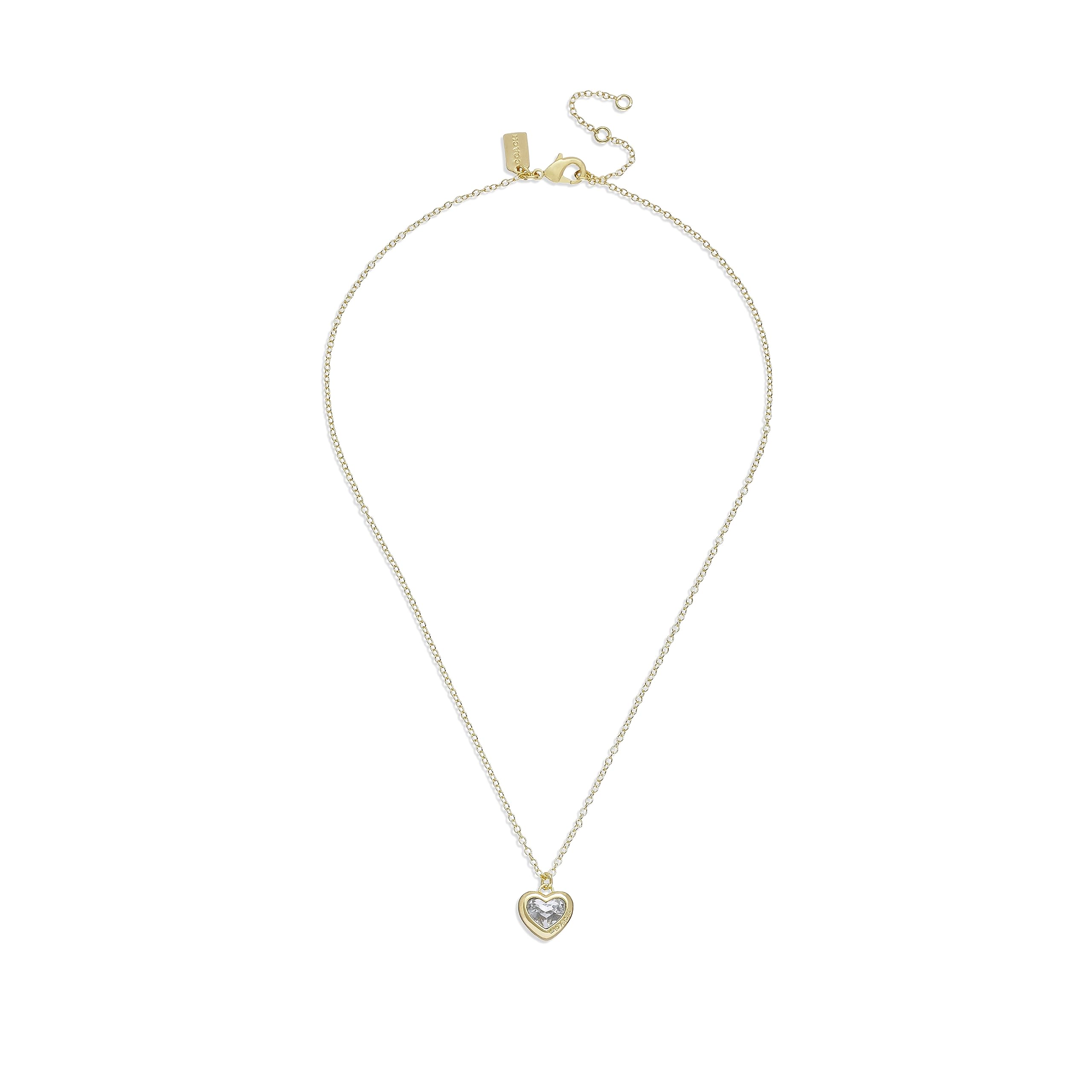Coach Women's Heart Pendant Necklace