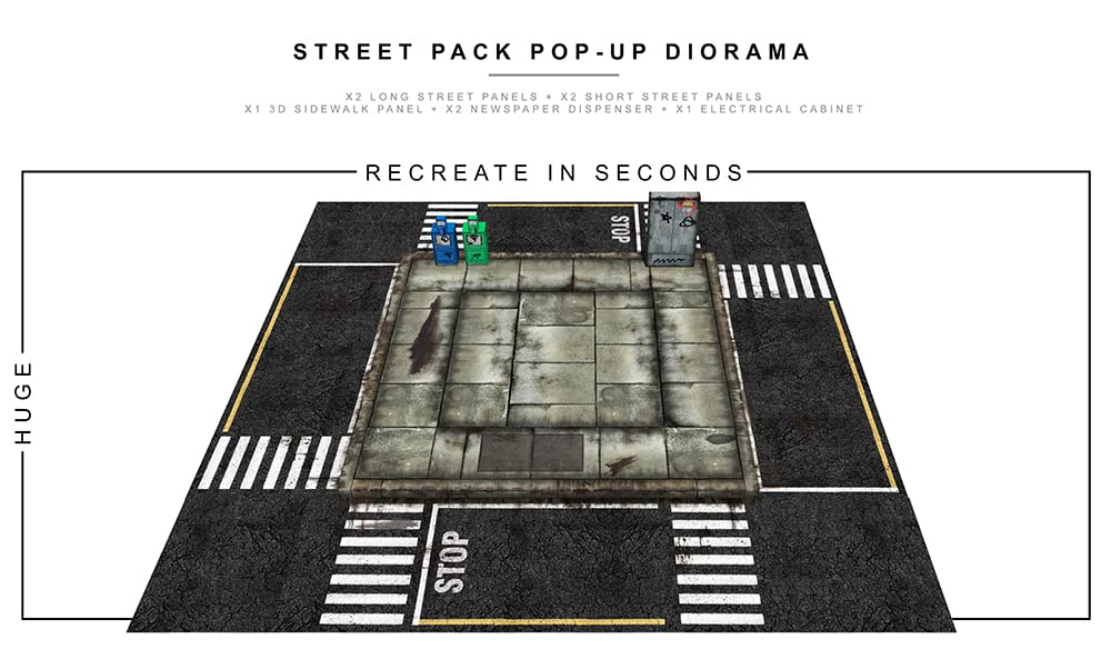 Extreme Sets Street Pack POP-UP 1/12 Scale Display Pack