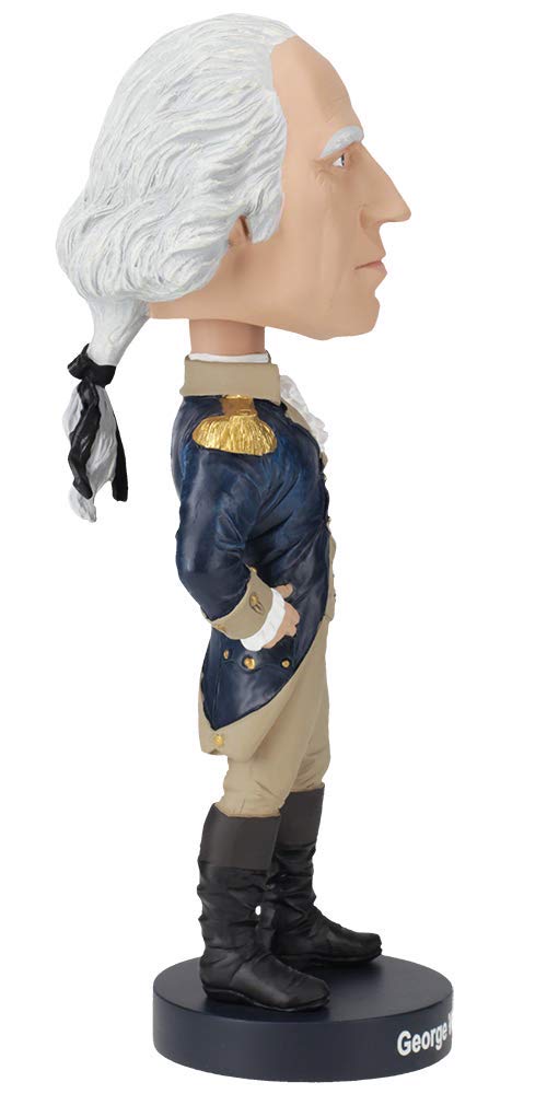 Royal Bobbles George Washington Bobblehead, Premium Polyresin Lifelike Figure, Unique Serial Number, Exquisite Detail