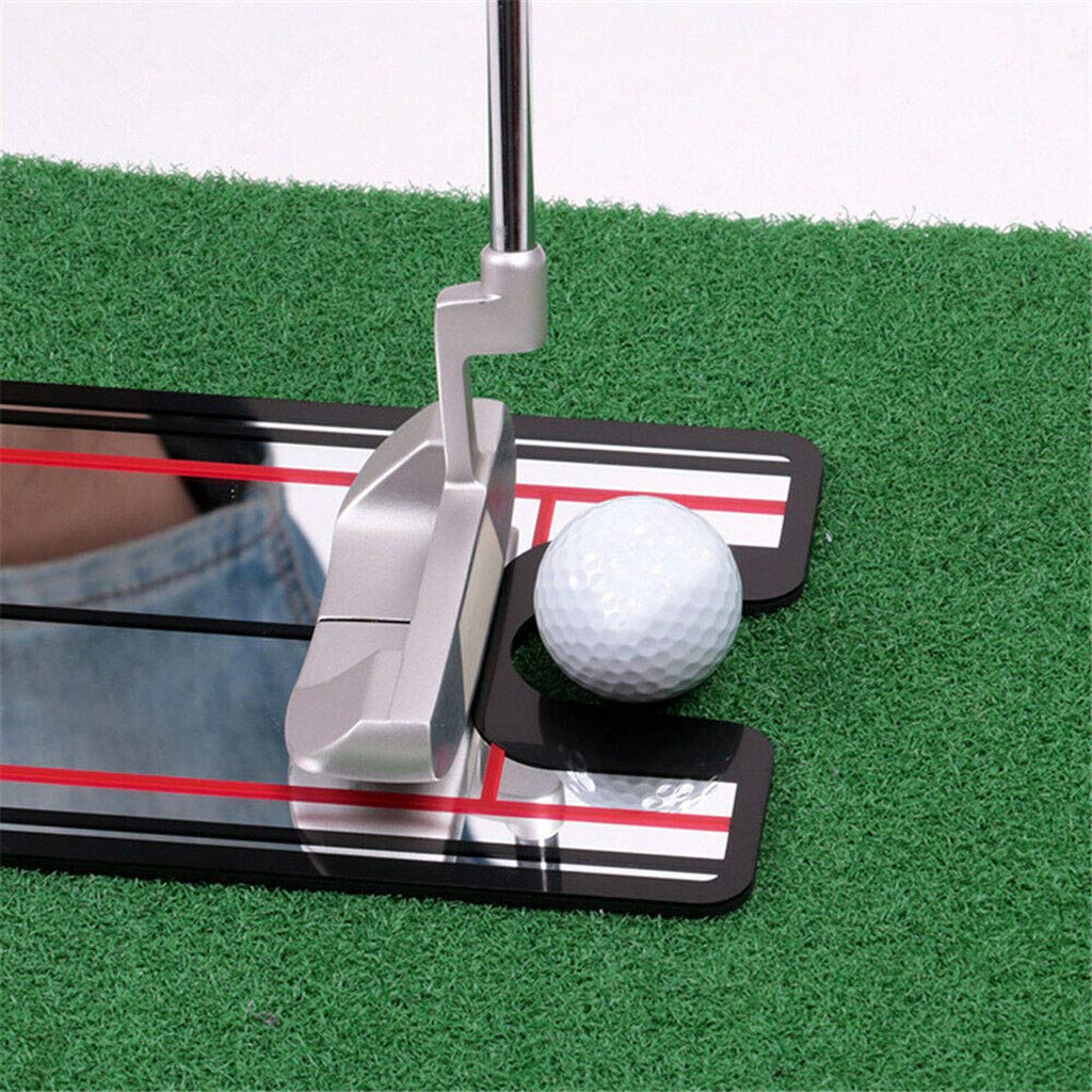 Toxz Pro Golf Putting Mirror Training Eyeline Alignment Swing Golf Practice Trainer Aid,Portable,Improve Posture,145mmx310mm