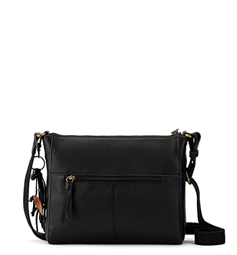 The Sak unisex adult Women's Alameda Leather Crossbody Handbag, Black, One Size US