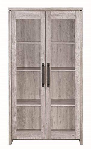 Coaster Home Furnishings Alejo 2-door Tall Cabinet Grey Driftwood