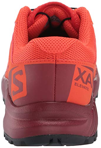 Salomon Kids' XA Elevate J Trail Running Shoes, CHERRY TOMATO/Red Dahlia/Black, 13K
