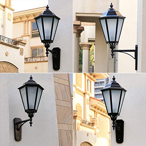 WSSBK Garden Lights - Outdoor Waterproof Wall Lights Outdoor Courtyard Balcony Home Garden Simple Villa Doors Corridor Aisle Lights