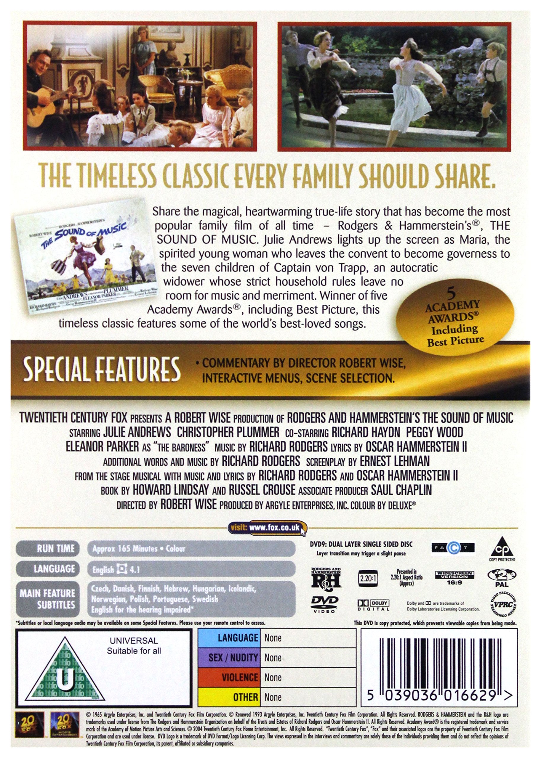 The Sound of Music (1965) [ NON-USA FORMAT, PAL, Reg.2 Import - United Kingdom ]