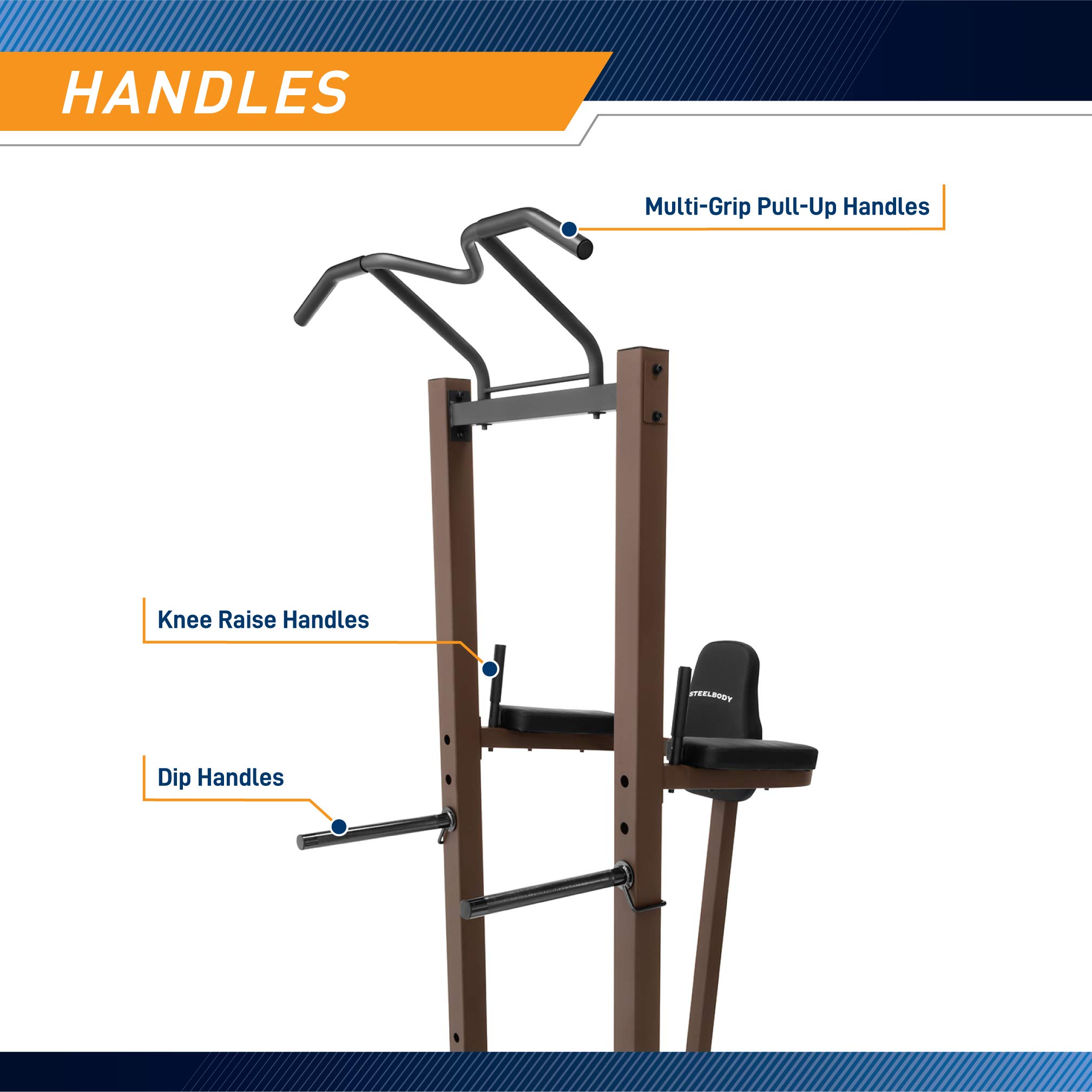 Steelbody Strength Training Monster Cage Squat Rack Home Gym Station System for Weightlifting and Bodybuilding STB-98005