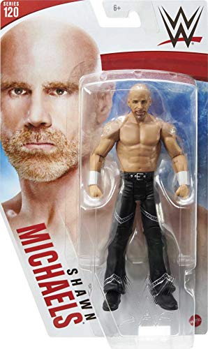 WWE Shawn Michaels Action Figure Series 120 Action Figure Posable 6 in Collectible for Ages 6 Years Old and Up