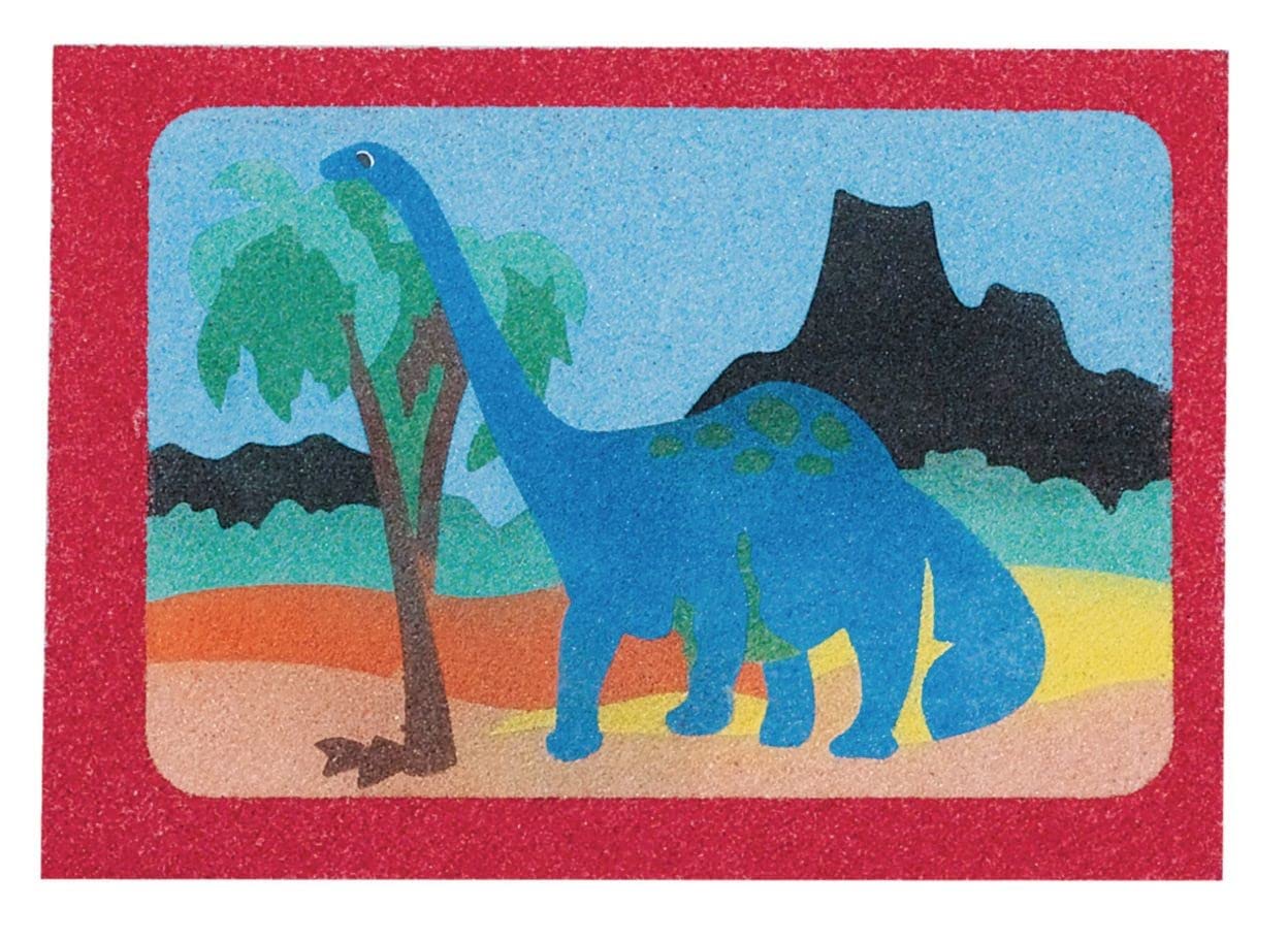 Sand Art Boards - Dinosaurs, 5" x 7" (Pack of 12)