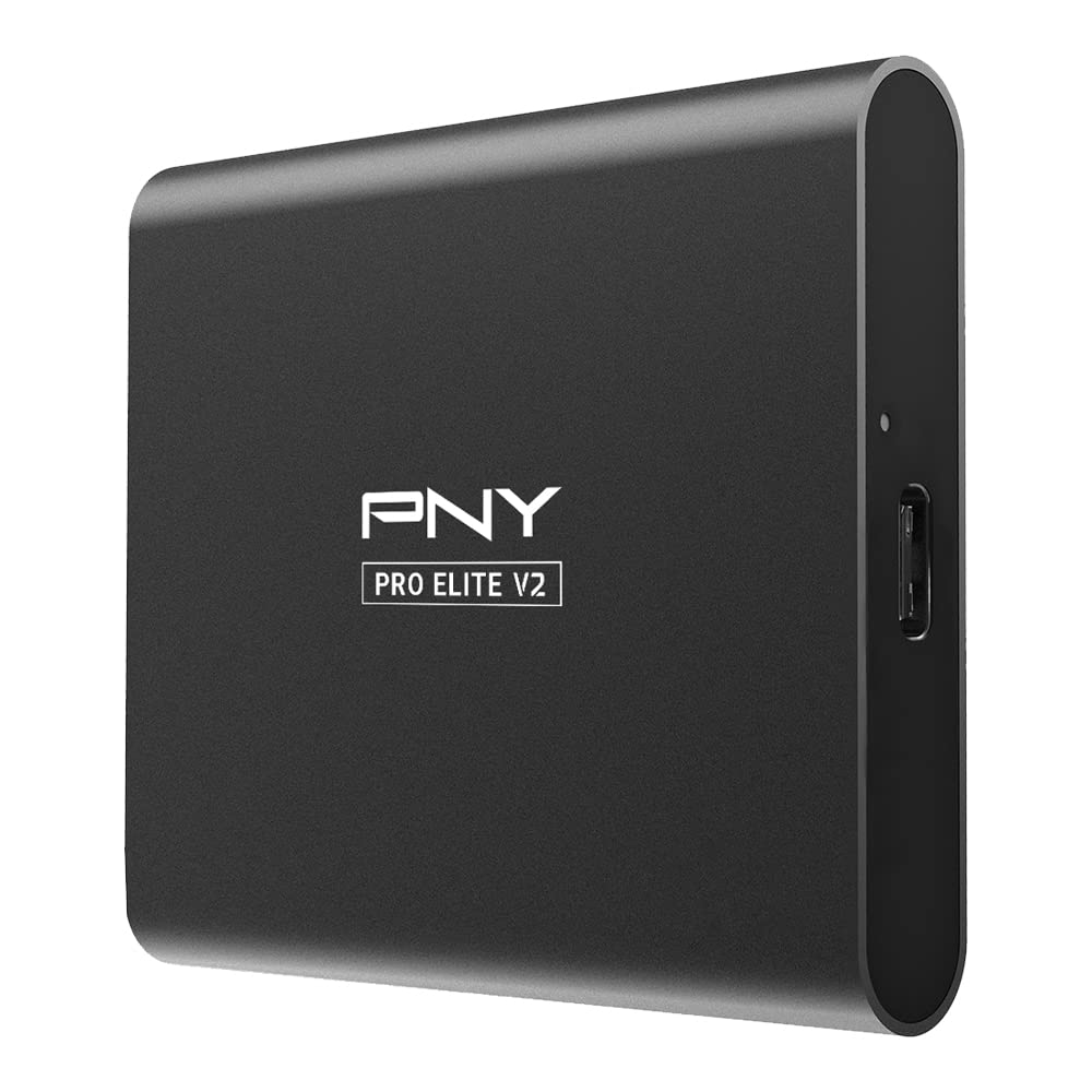 PNY Pro Elite V2 1TB USB 3.2 Gen 2x1 Type-C Portable Solid State Drive (SSD) β (PSD0CS2160-1TB-RB)