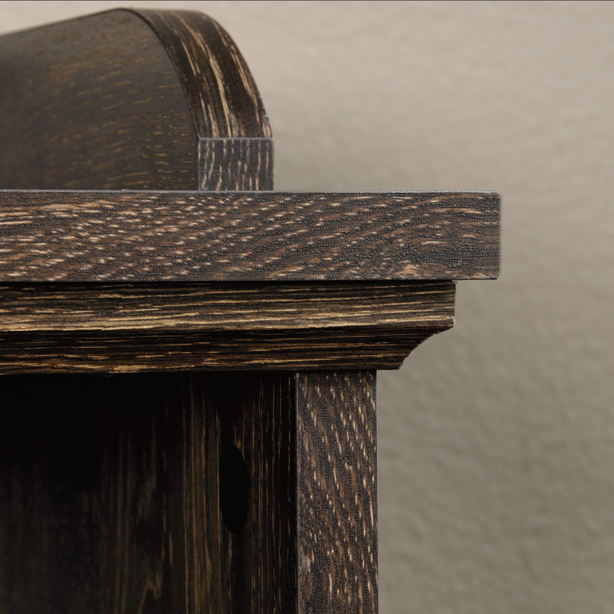 Sauder Barrister Lane Bookcase/ Book Shelf, Iron Oak finish