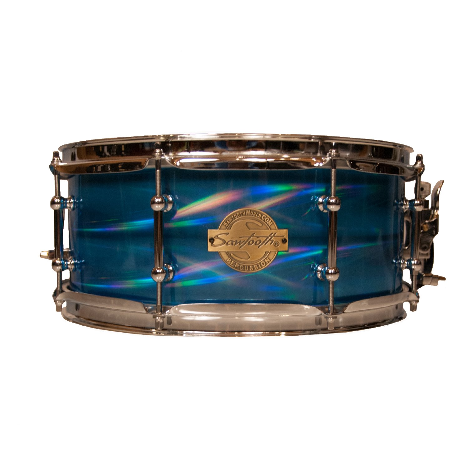 Sawtooth Command Series 4-Piece Shell Pack with 16" Bass Drum, Blue Mirror Metallic, (ST-COM-4PC-16-BMM)