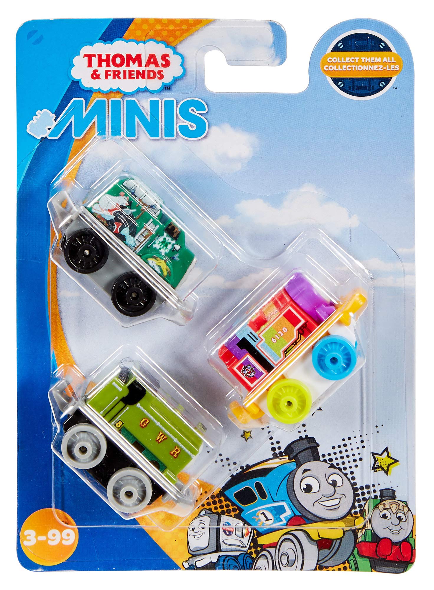 Thomas & Friends Collectible MINIS Toy Train 3-Pack