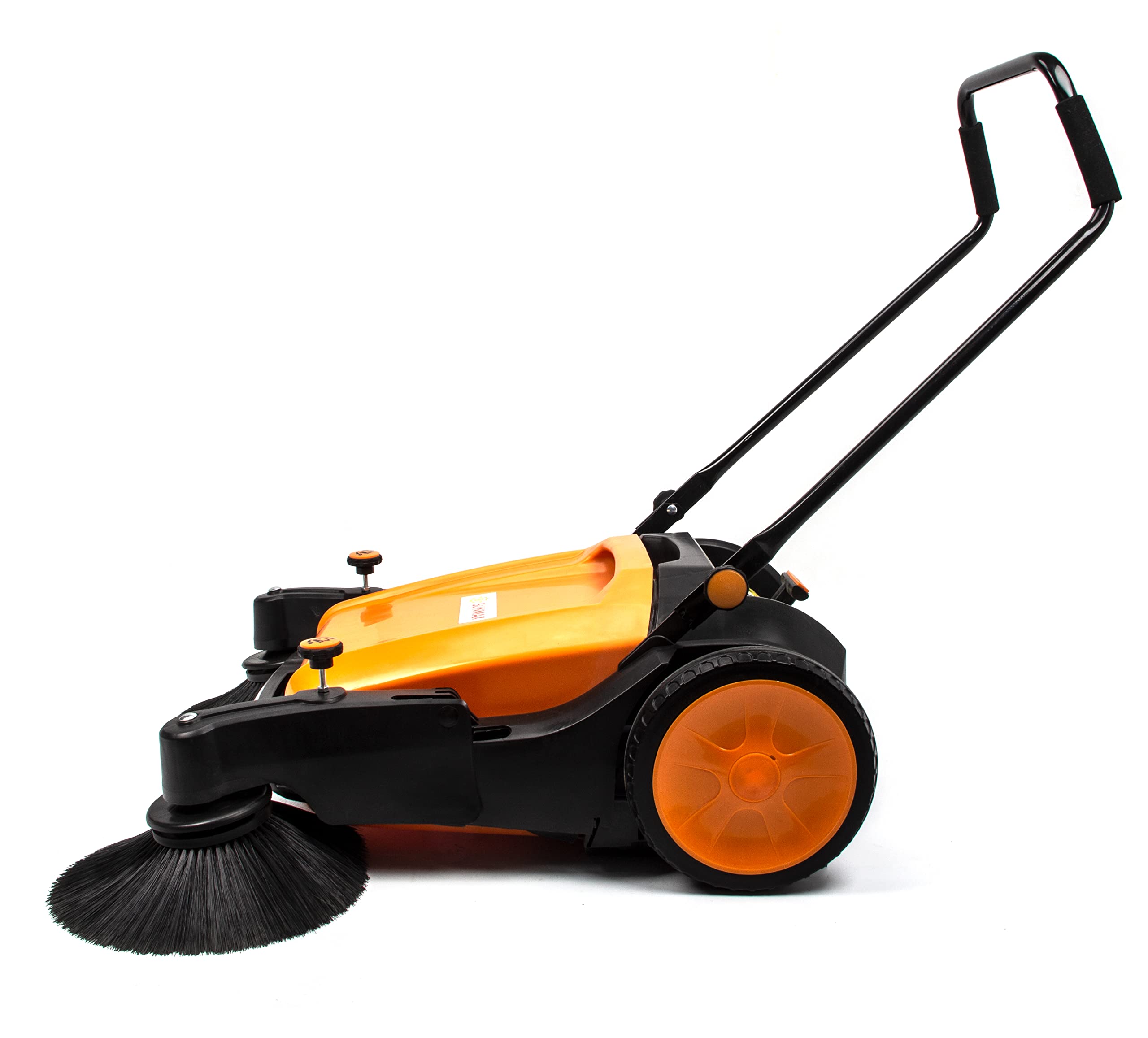 SUNMAX RT980 Industrial Floor Sweeper with Triple Brooms, 38" Outdoor and Indoor Sweeper, 38,000 Square feet per Hour, 12 gal Waste Container