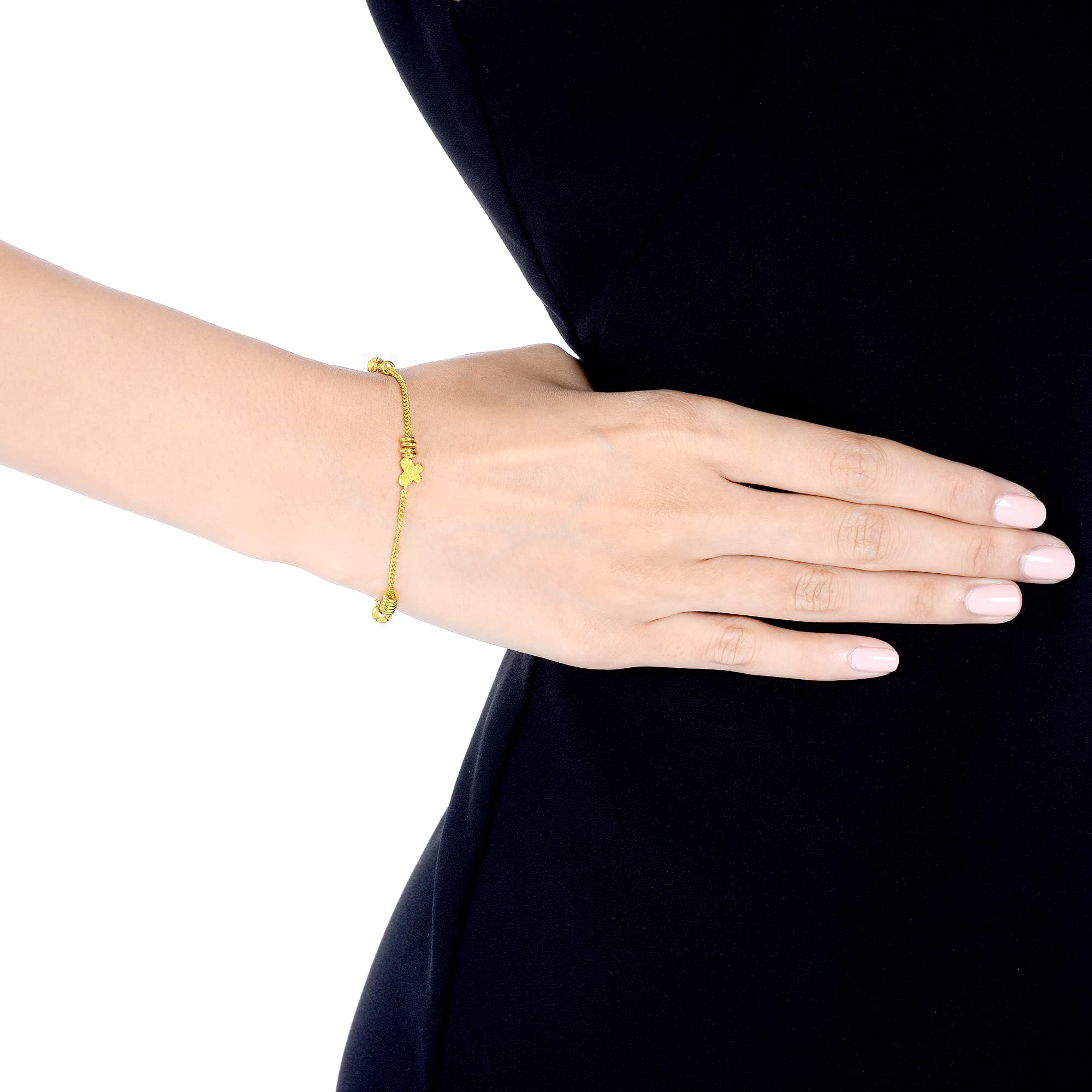 CHOW SANG SANG 999.9 24K Solid Gold Price-by-Weight 5.29g Gold Bracelet 50737B