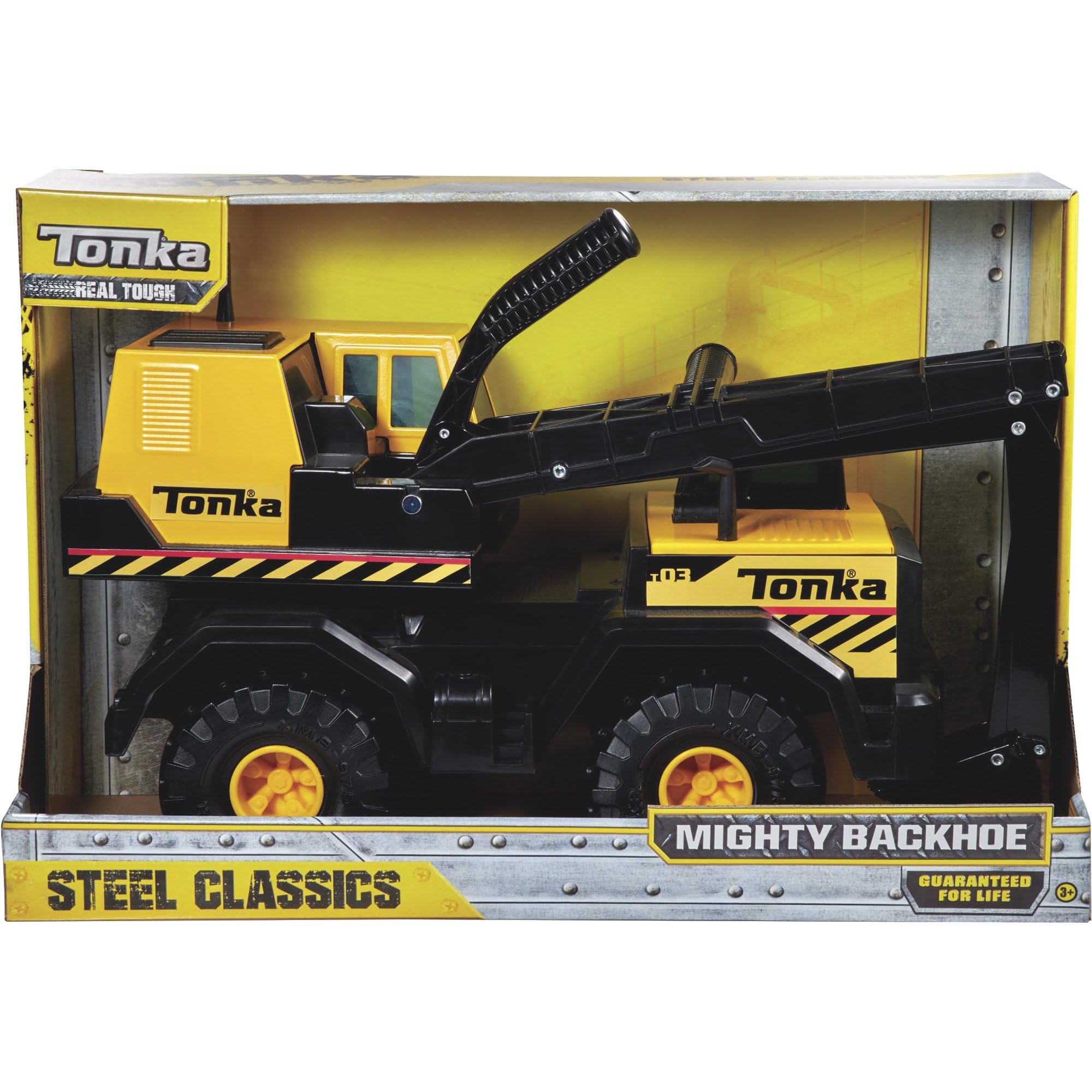 Tonka 93931 Classic Steel Backhoe Vehicle