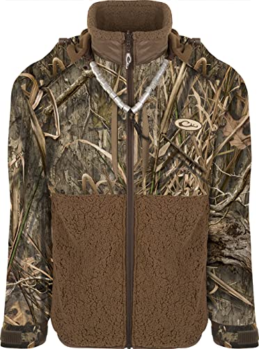 Drake Men's Full Zip, Blades Habitat, X-Large