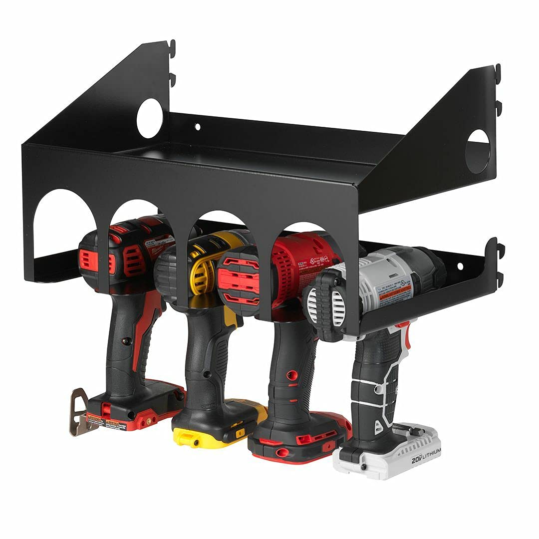 OmniWall Cordless Drill Holder Tool Organization System Blue