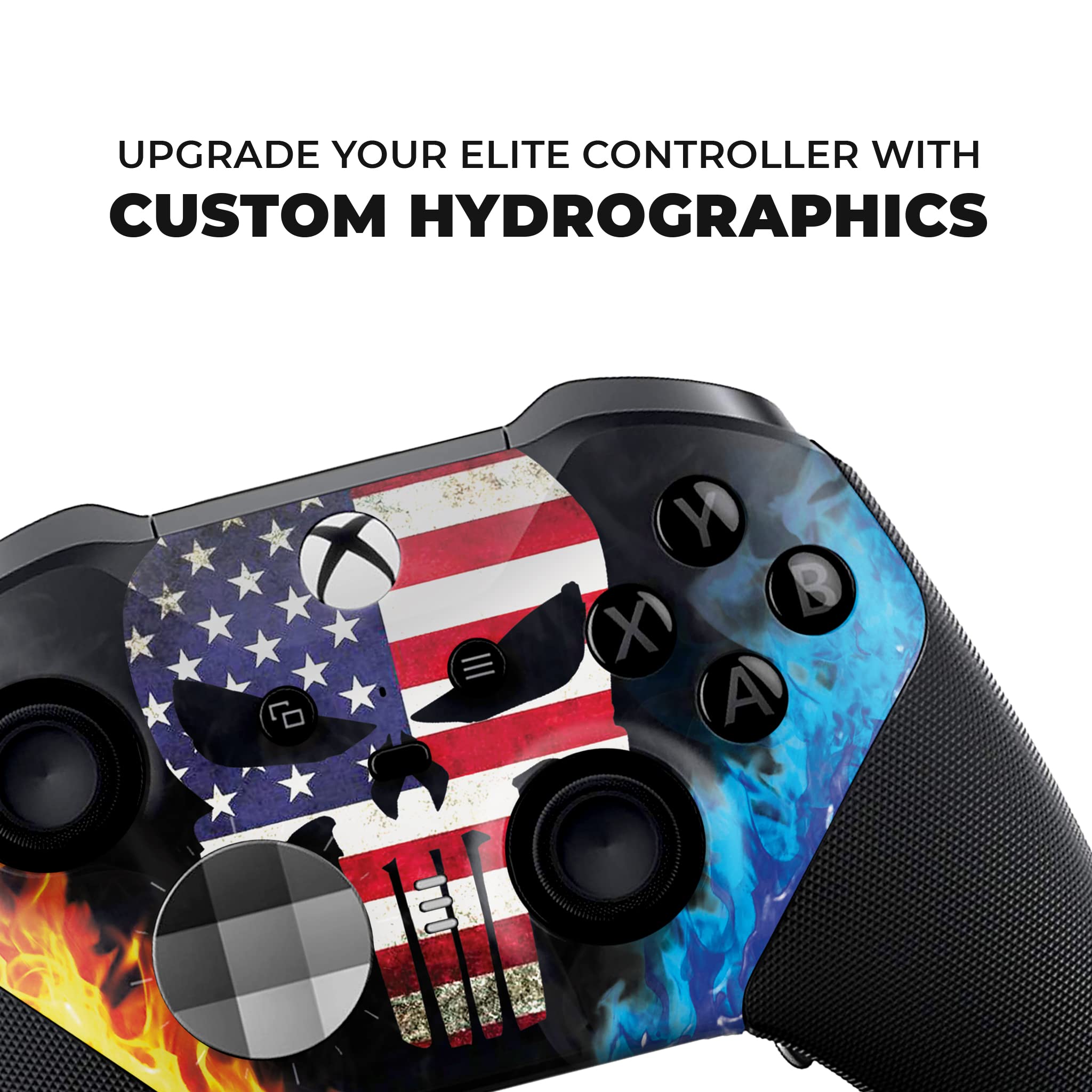 DreamController Vegetta X-box Elite Controller Series 2 Limited Edition Custom Elite Series 2 Controller for X-box One/Series X/S. Made with Advanced Hydro-Dip Paint Technology (Not Just a Skin)
