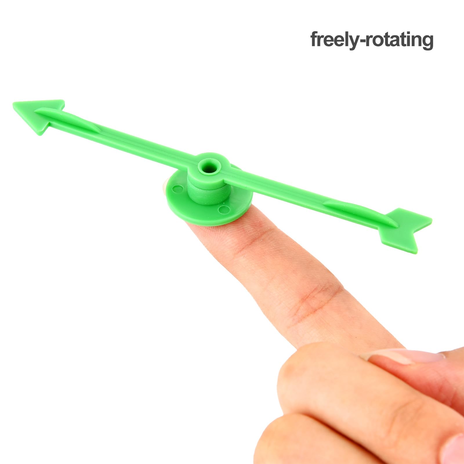 Tatuo 40 Pieces 4 Inch Game Spinner Plastic Arrow Spinners Board Magnetic Arrow Toys for Party School Home Usingboard Spinner 4 Colors